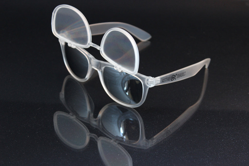 Frost-Clear Flip Diffraction Glasses Astroshadez – ASTROSHADEZ.COM