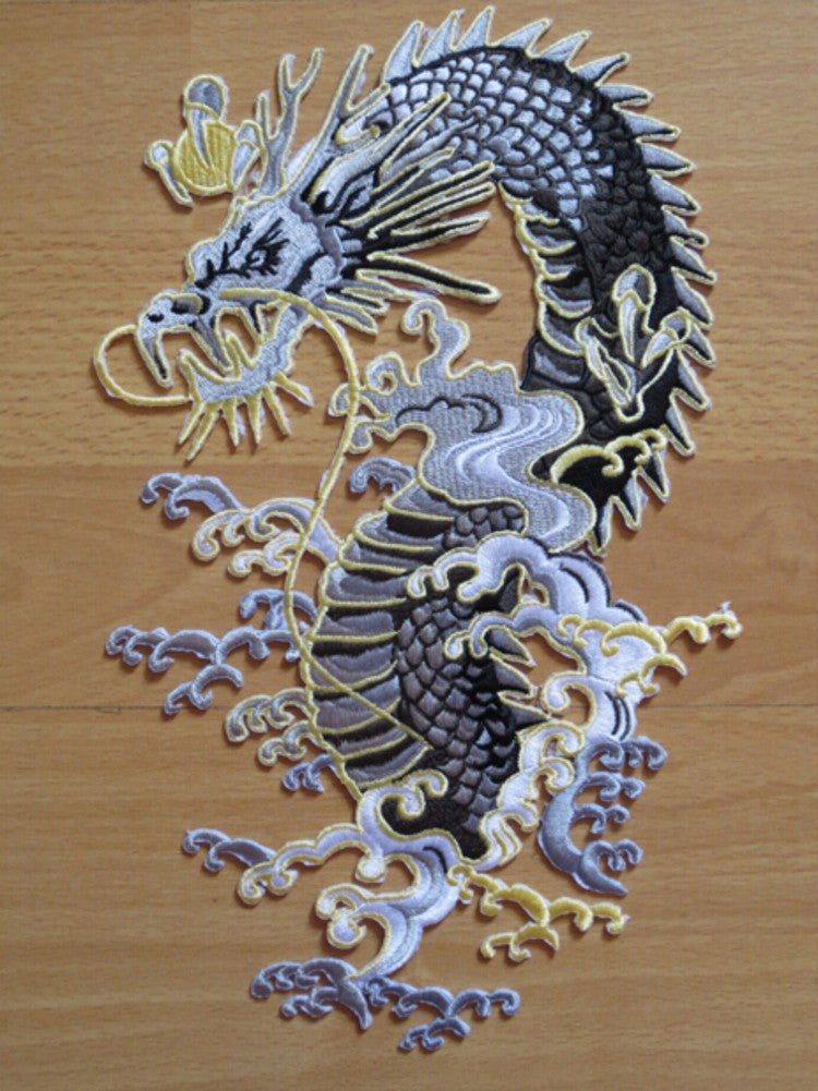 CHINESE ASIAN DRAGON MC MOTORCYCLE BIKE IRON PATCH LARGE – ASTROSHADEZ.COM