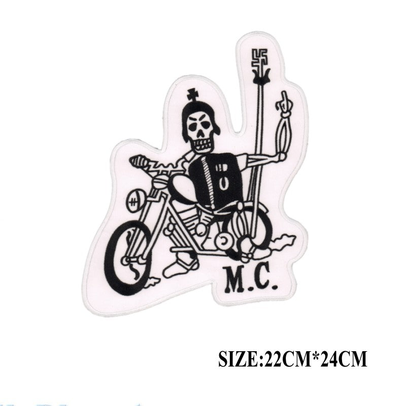 MONGOLS 1% FALLEN BROTHER MC Biker Patch Set Iron On Vest Jacket Rocke ...